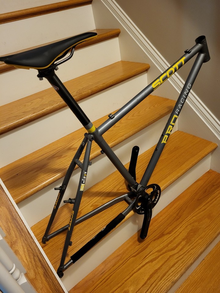 Scott Pro Racing steel chromoly ultralight mtb frame Ritchey dropouts ...