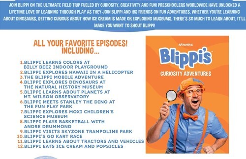 Blippi - Blippi's Curiosity Calls [New DVD] 197644669387| eBay