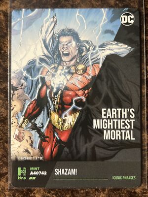DC Hybrid Cards - Shazam Iconic Phrases - Physical Only - NM/M ...