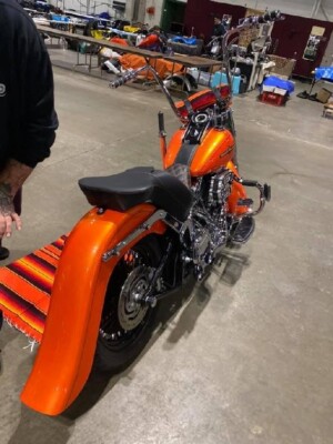 Harley Davidson Motorcycle Softail Heritage Rear 6" Stretched Sweeper ...