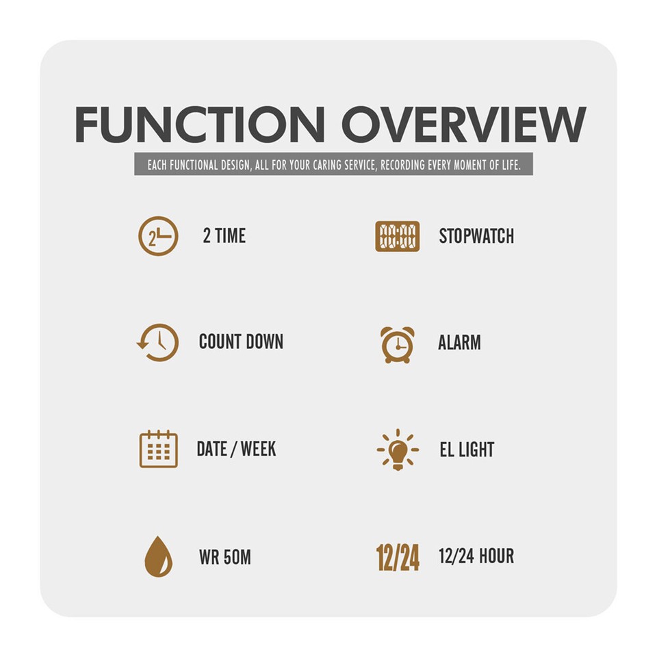 SKMEI Men Digital Watch Countdown LED Rectangle Wristwatch Steel Males ...