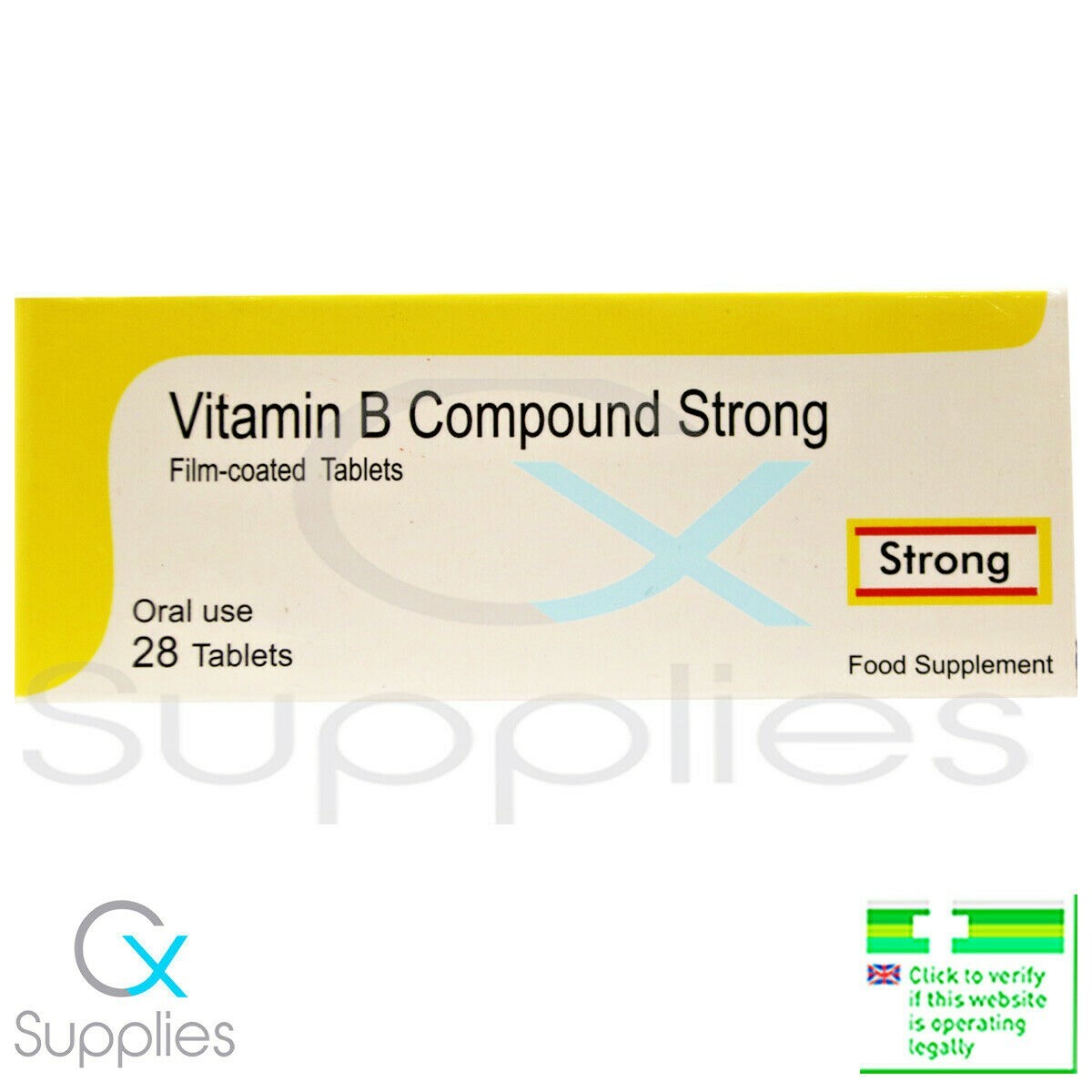 VITAMIN B COMPOUND STRONG TABLETS 3 x 28 TABS ⭐VEGETARIAN TABS⭐ ⭐LOW ...