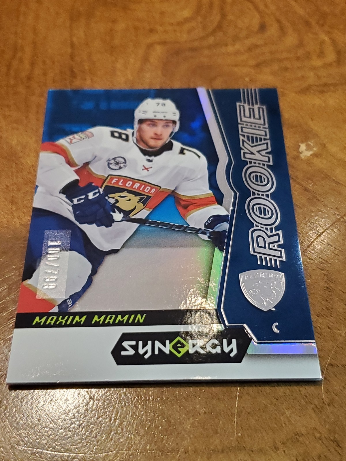 2018-19 UD Synergy Blue Rookies Tier 1 #62 Maxim Mamin 100/799 Panthers ...
