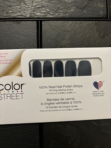 Color Street Deep Diving Dark Muted Teal Blue | eBay