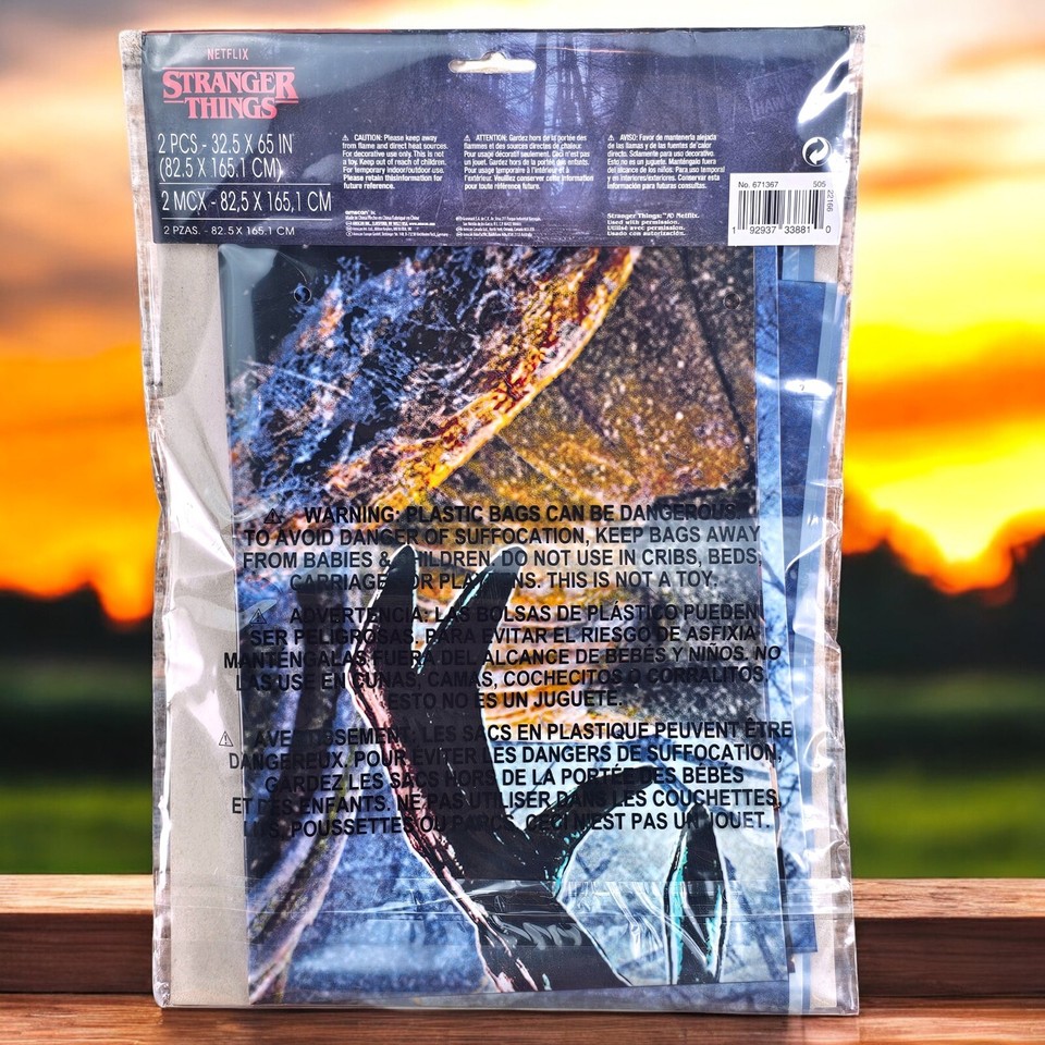 STRANGER THINGS Halloween Backdrop & Party Banners Demogorgon Theme ...