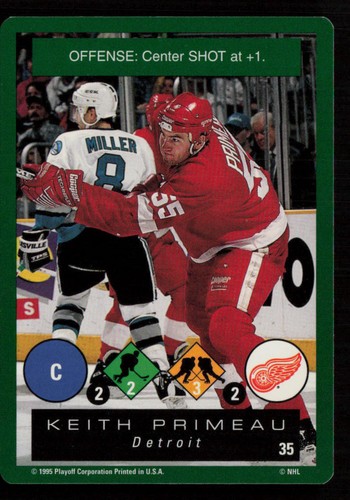 1995-96 Playoff One on One Challenge - Keith Primeau #35 for sale ...