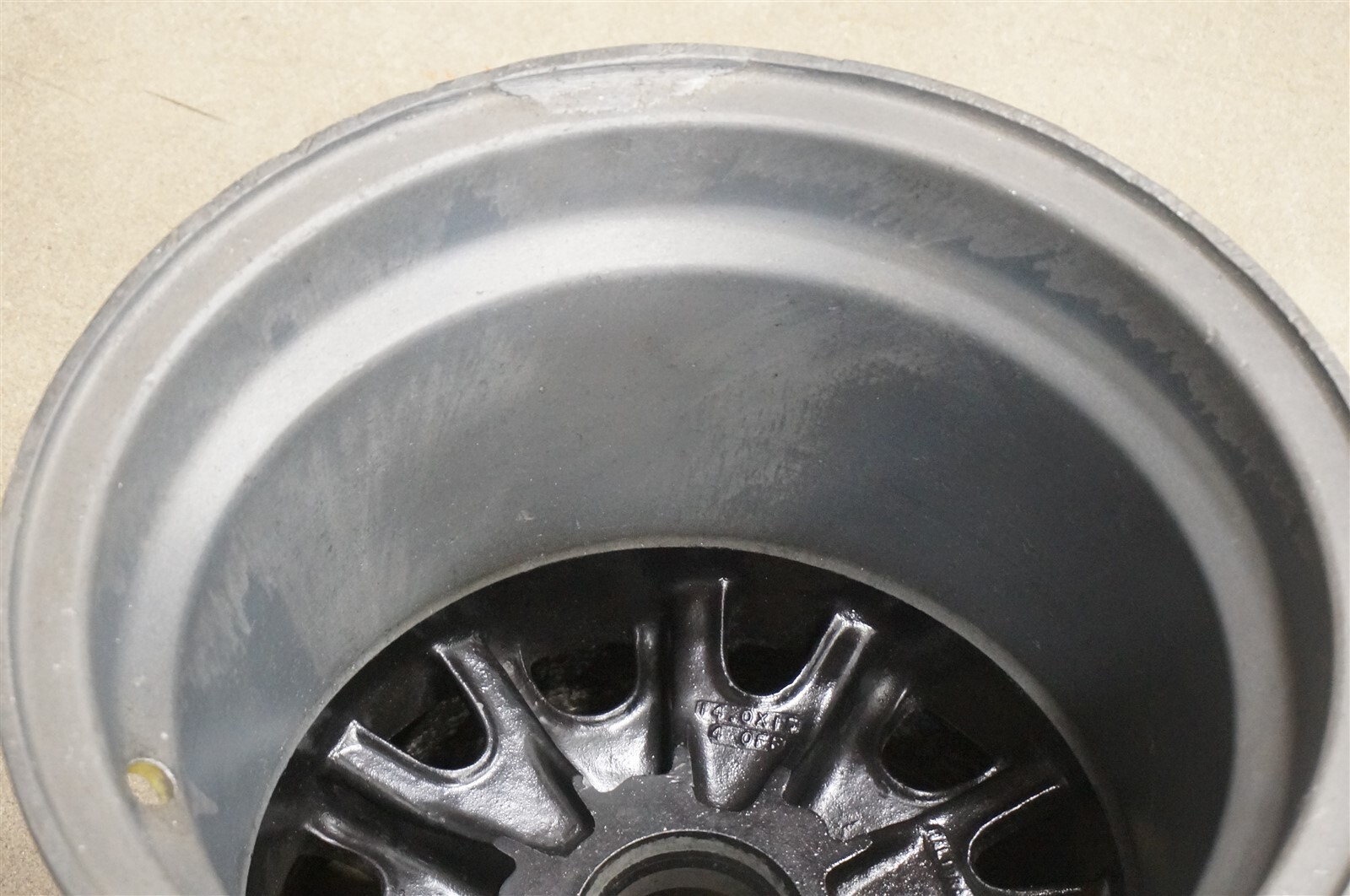 Vintage Halibrand 15 x 14 Magnesium Knock Off Wheels 6 Pin Drive | eBay