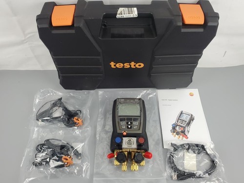 Testo 570 - 4-Valve digital manifold kit with data logging (EC3024215 ...