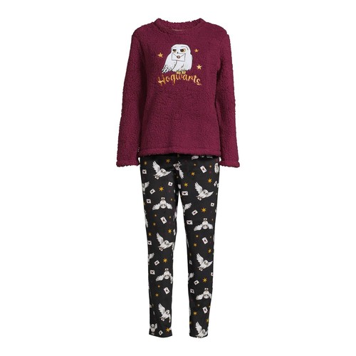 HARRY POTTER HEDWIG WOMENS 2 PIECE FLEECE PAJAMAS SIZE S 3X NEW | eBay