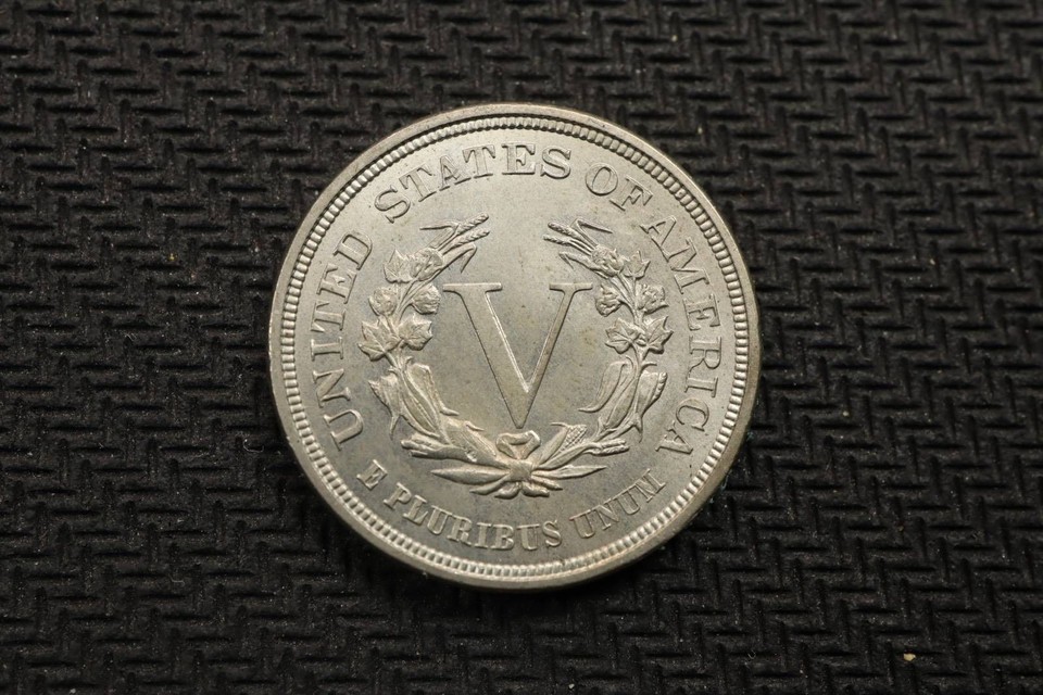 NobleSpirit Beautiful GEM BU 1883 Liberty Head Five Cents 5c No Cents ...