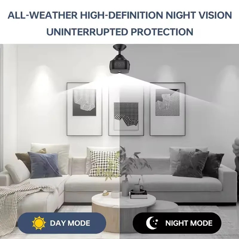 HD Mini Full Color Night Vision High Definition Security Waterproof ...