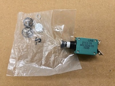 2TC2-15, MS3320-15, 15A Slim Klixon Aircraft Circuit Breaker | eBay
