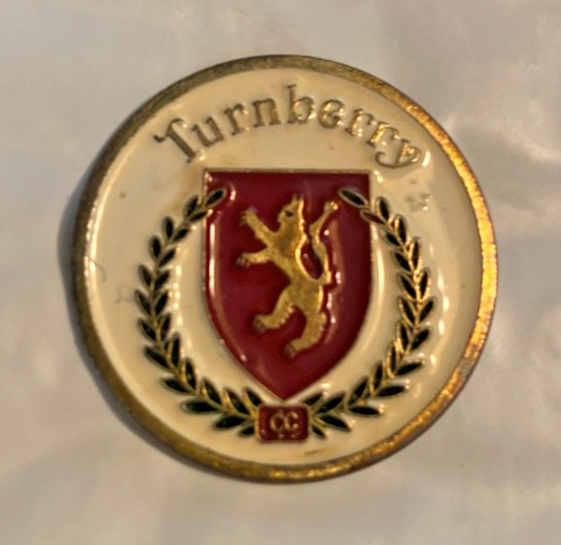 TURNBERRY GOLF RESORT, SCOTLAND, UK. 1"- coin style Ball Marker. A ...