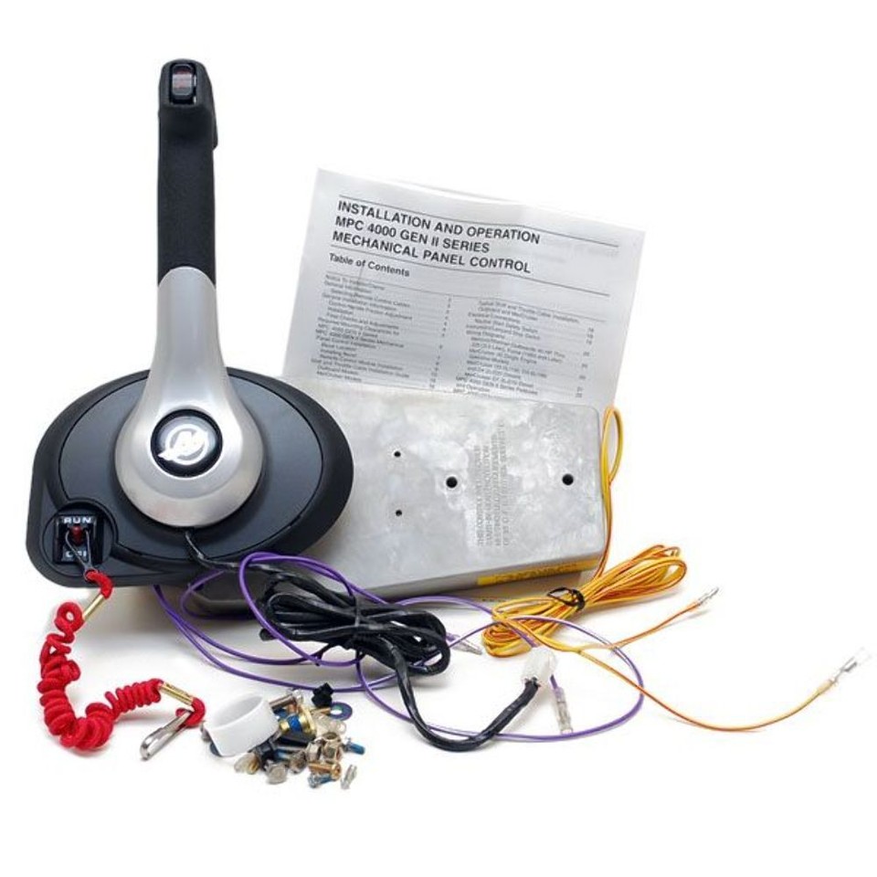 Mercury Remote Control Box Panel Side Mount w Power Trim Switch ...