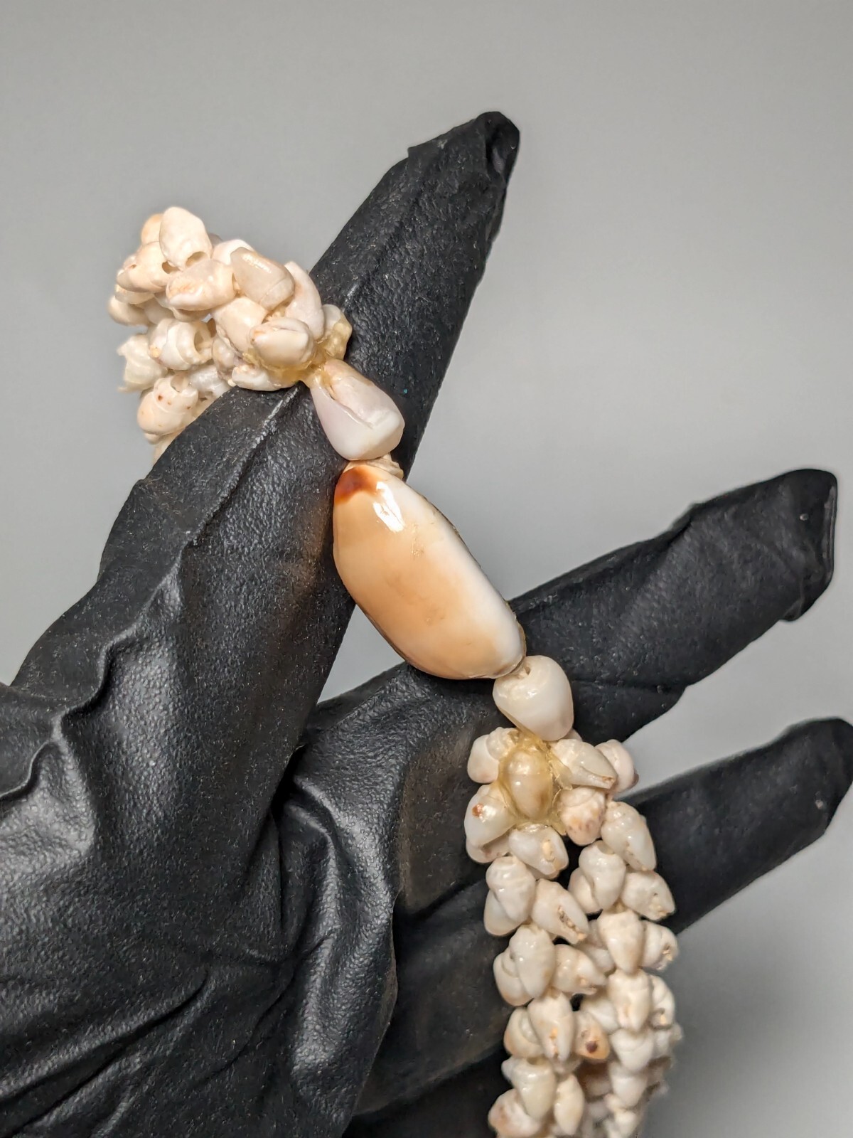 Vintage Ni'ihau Shell Lei Pikake Necklace Long 2 Strand momi shells | eBay