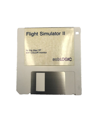 Flight Simulator II for Atari ST Color on 3.5" Floppy Disk - by ...