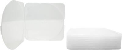 (10) Trimpak Clear Single CD DVD MP3 Disc Empty Boxes Cases THIN 3.8mm ...