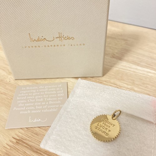 India Hicks Lucky Star Token Pendant, GOLD NIB Retired Item NEW | eBay