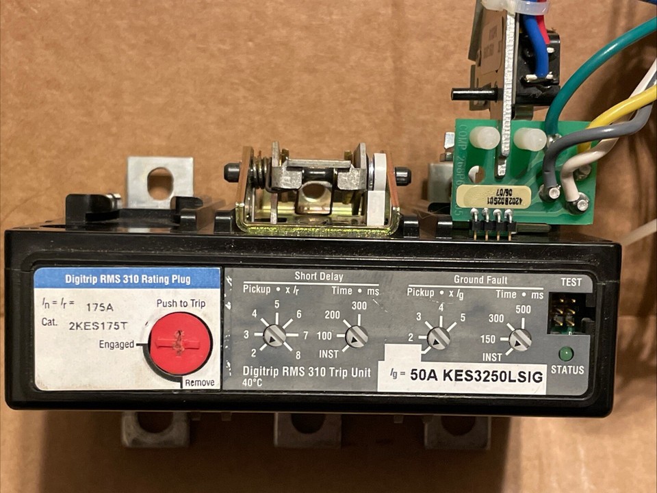 Eaton KES3250LSIG 3 Phase RMS 310 ELECTRONIC LSIG TRIP UNIT 50A | eBay