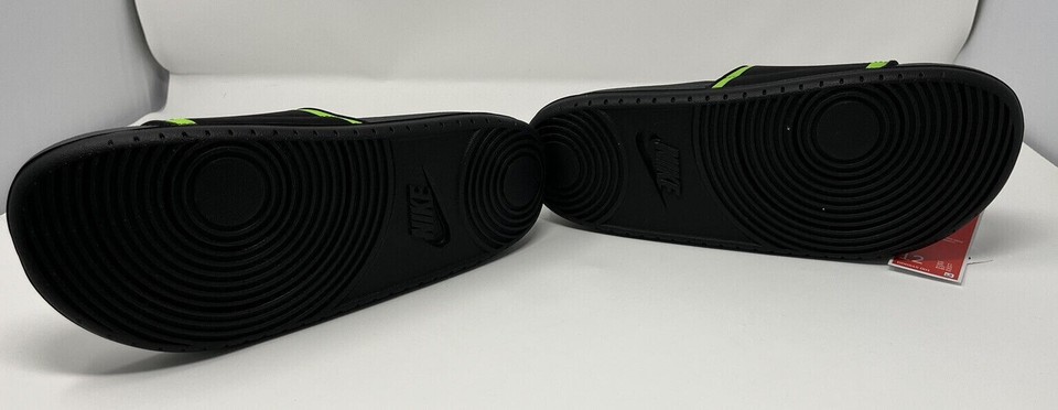 NWT NIKE SEATTLE SEAHAWKS OFFCOURT COMFORT SLIDES SANDALS MENS 12 LIME ...