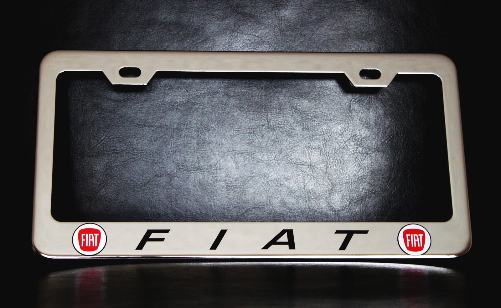 FIAT License Plate Frame - Custom Made of Chrome Plated Metal | eBay