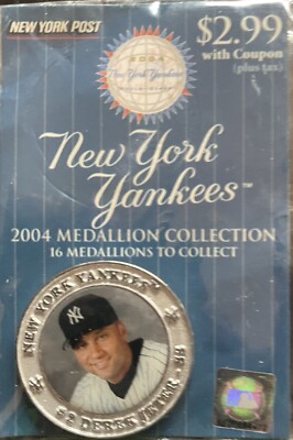 New York Yankee 2004 Medallion Collection - Derek Jeter - NY Post Next ...