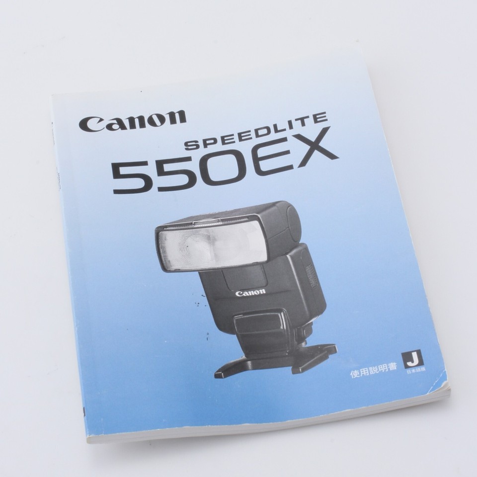Canon Speedlite 550EX for EOS Camer Shoe Mount Flash Tested OK in Box ...