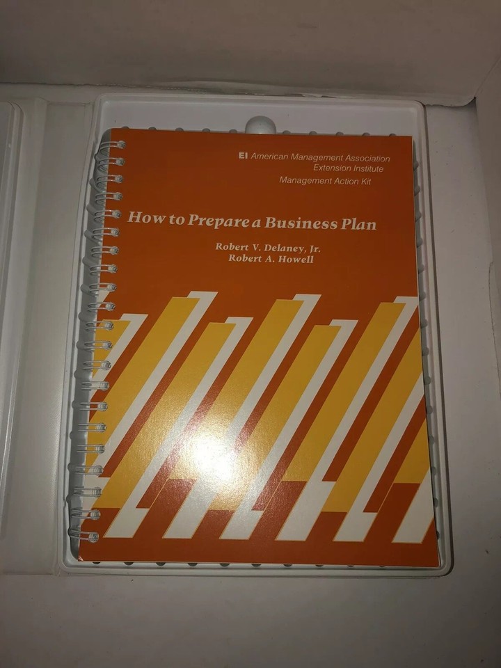 VTG HOW TO PREPARE A BUSINESS PLAN 1983 Delaney Howell Action Kit ...