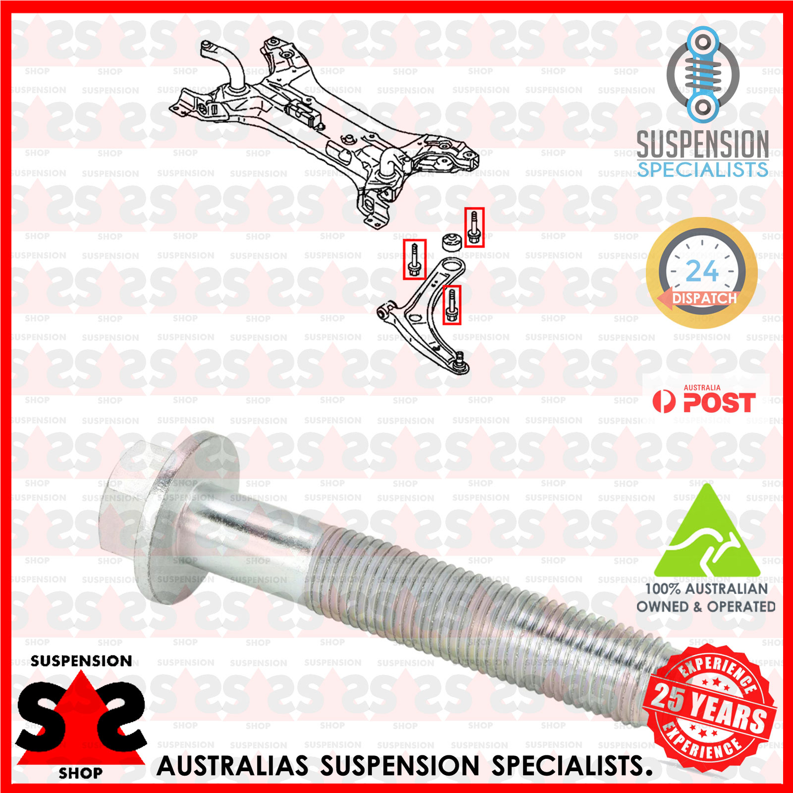 Camber Correction Screw Suit MITSUBISHI Outlander Ii (Cw_W) 3.0 4WD ...