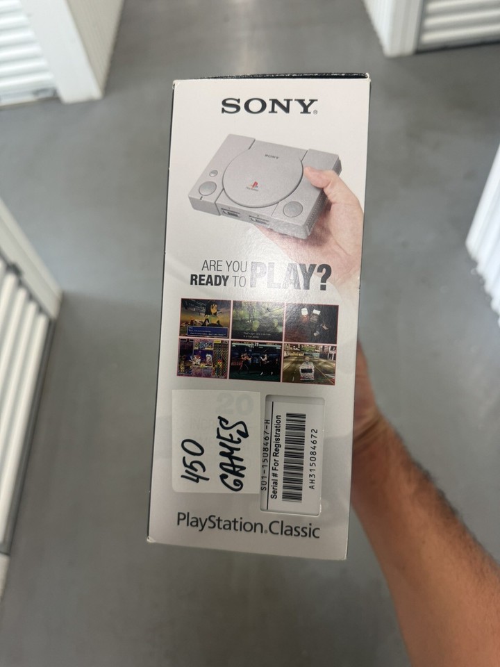 SONY PLAYSTATION CLASSIC EDITION WITH 450 GAMES 711719526063 | eBay