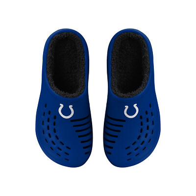 FOCO NFL Men's Indianapolis Colts Sherpa Lined Big Logo Clogs | eBay