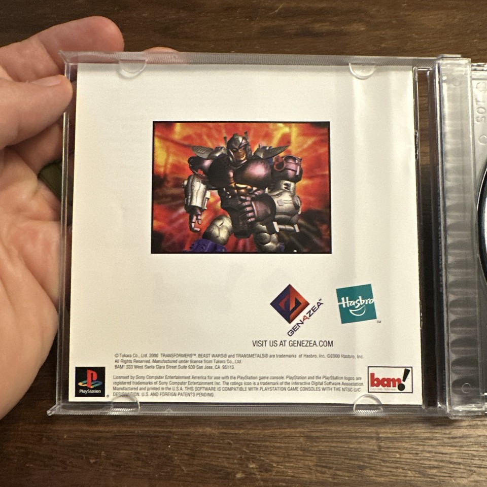 Transformers: Beast Wars Transmetals (Sony PlayStation 1 PS1) Tested ...