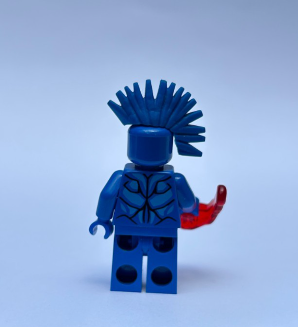 Lego OMAC Minifigure Super Heroes Batman II 76111 blue mohawk retired ...