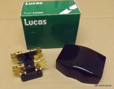 CLASSIC MINI FUSE BOX - PRE 1972 - 2 FUSE TYPE WITH LID - LUCAS ...