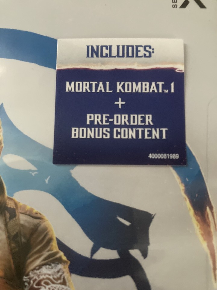 Mortal Kombat 1 XBOX Series X Brand New Factory Sealed MK1 + Pre Order ...