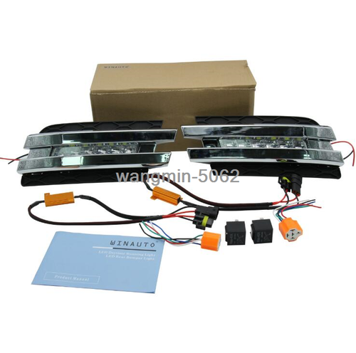 For Mercedes-Benz X164 GL450 06-09 2x White LED DRL Daytime Fog Light ...