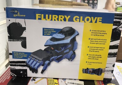 Gelbee Gel BB Blaster Glove - Flurry Glove - Fire 7 gel BBs per second ...