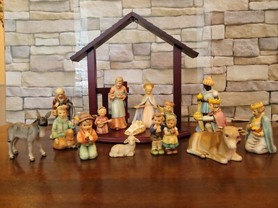 GOEBEL Hummel Nativity Set 214 15-pieces | eBay