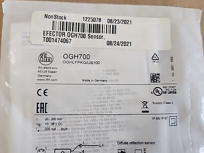 1PC New IFM OGH700 Proximity Switch Sensor OGH700 Free Shipping | eBay