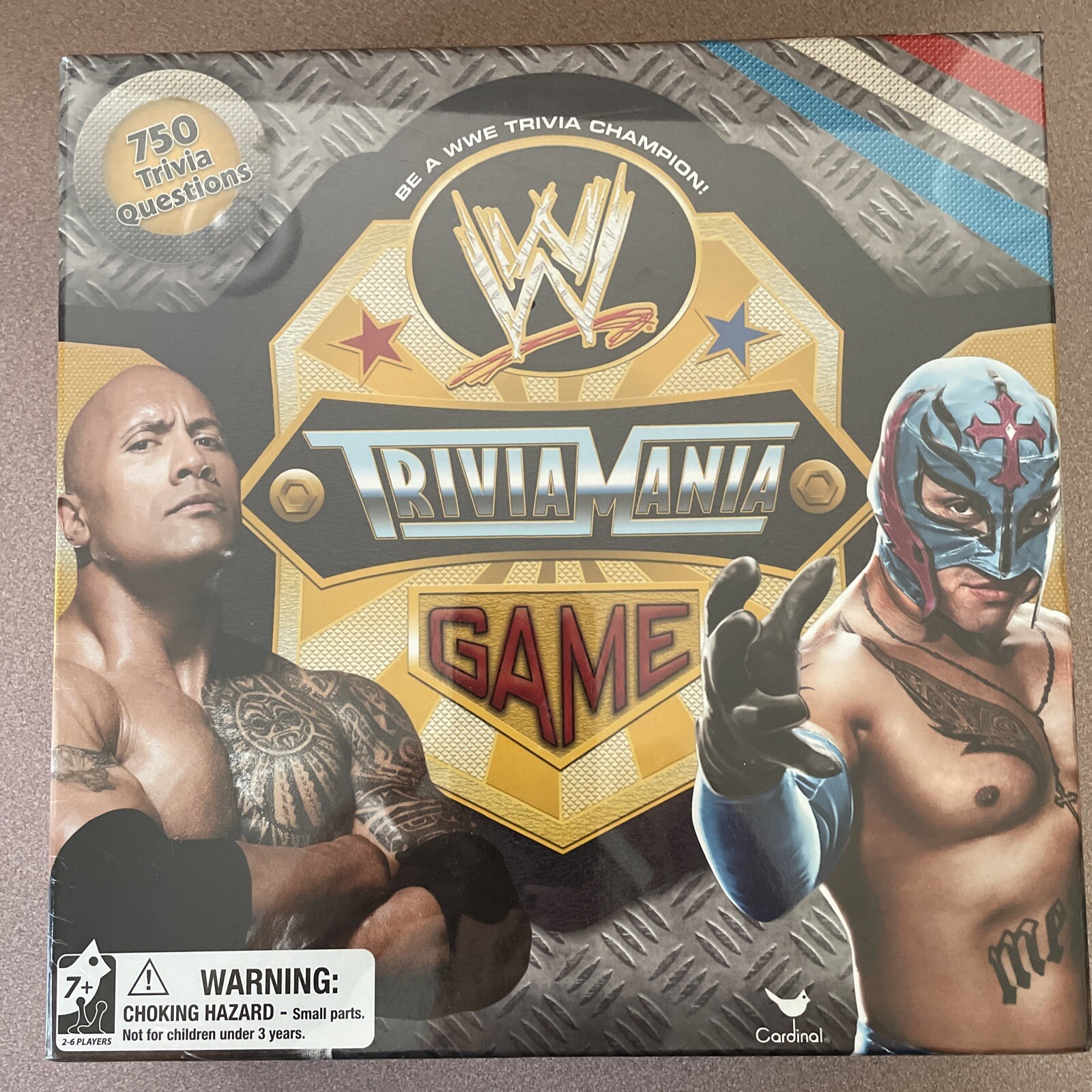 WWE TRIVIA MANIA Board Game W/ 750 Questions WWF WrestleManis Royal ...