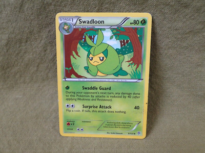 Pokemon Trading Card - Plasma Storm: Swadloon 9/135 | eBay