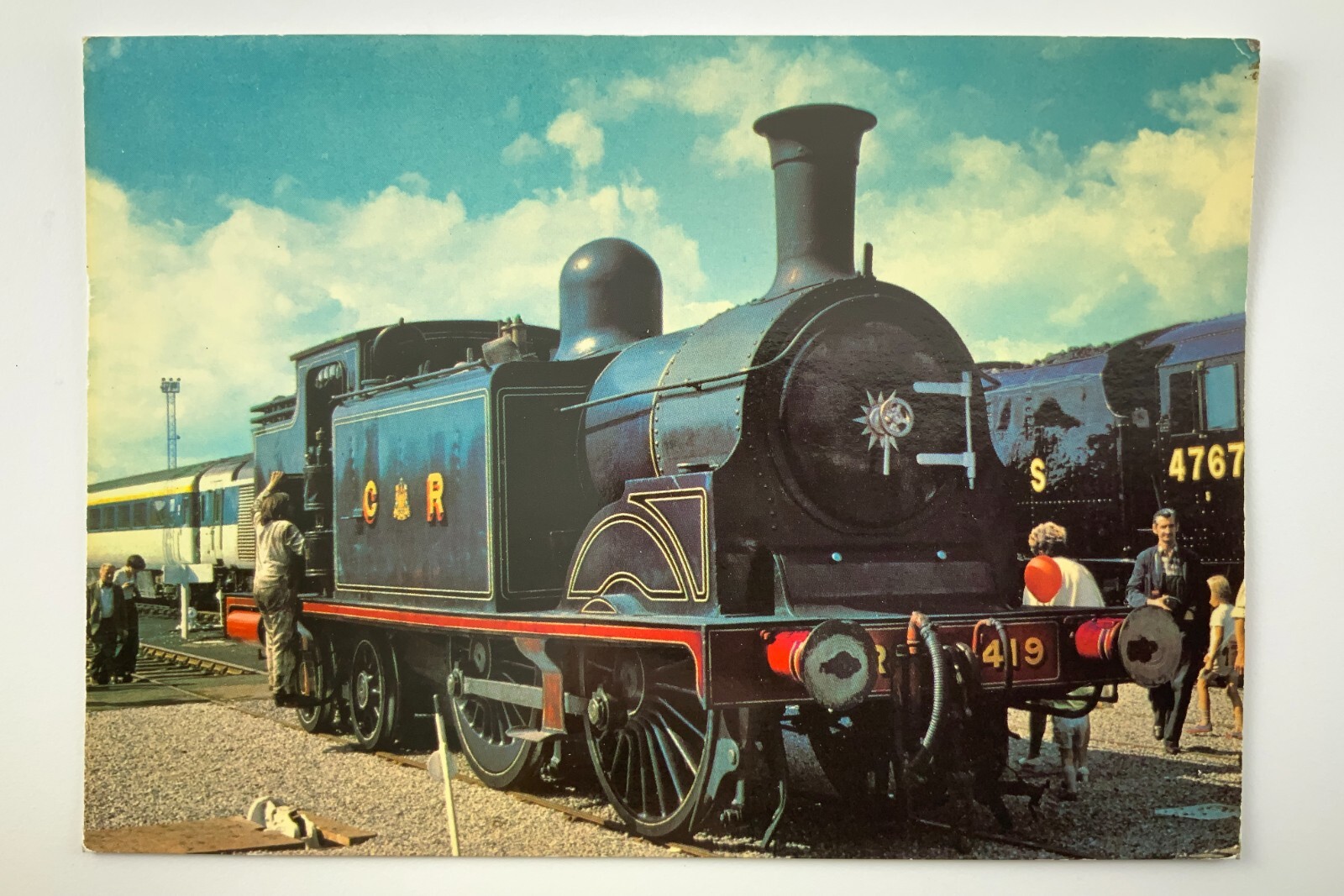 Postcard Caledonian Railway 044T Class 439 No 419 Locomotive Train Z811 ...