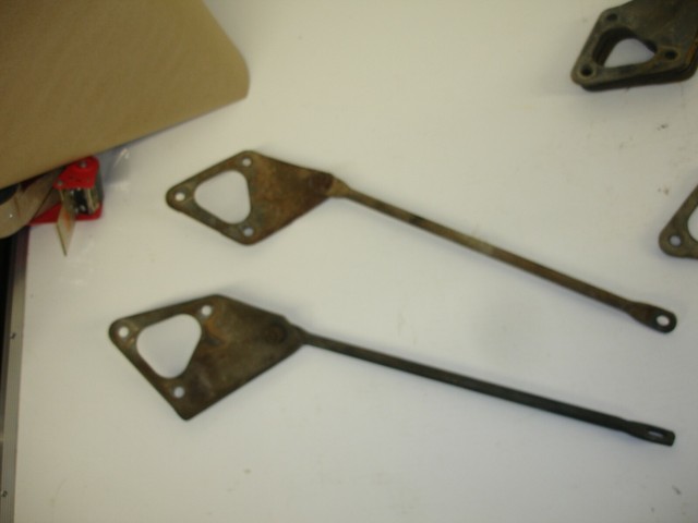 Brace Brackets with Rods Engine Motor Mounts 73-87 4wd Chevy GMC SBC K ...