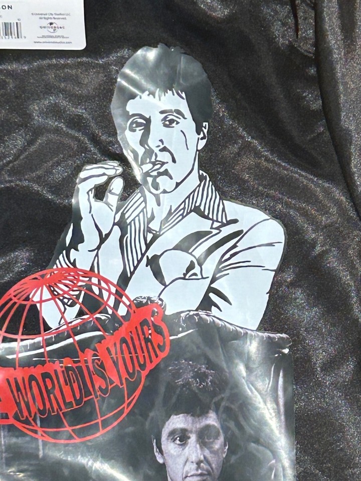SCARFACE VARSITY JACKET SATIN STYLE REASON BRAND AL PACINO MEN'S NEW W ...