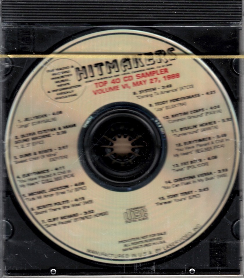 Hitmakers Top 40 CD Sampler Volume VI -- May 27, 1988 | eBay