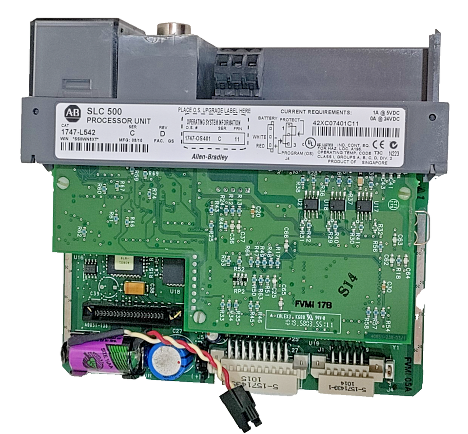 *New no box* Allen Bradley 1747-L542 SER C SLC 500 CPU PROCESSOR *door ...