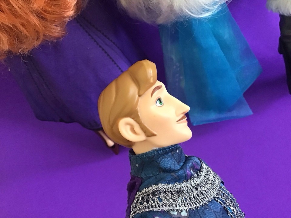 Disney Frozen Dolls Lot Anna Elsa King Agnarr & Ryder Assorted Hasbro ...