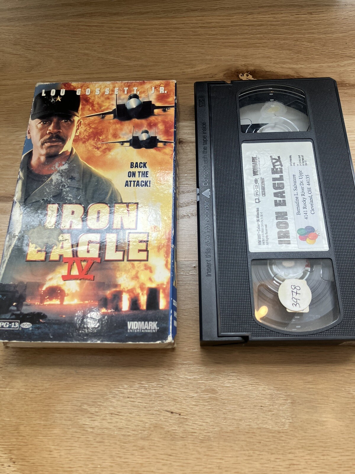 Iron Eagle 4 On the Attack 1997 VHS Tested Louis Gossett Jr Military ...