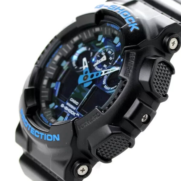 Casio Men's G-Shock Analog & Digital Camo Quartz Watch - GA-100CB-1ADR ...