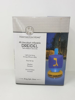 Hanukkah Chanukah 4 Ft Inflatable Dreidel with LED Lights NEW | eBay
